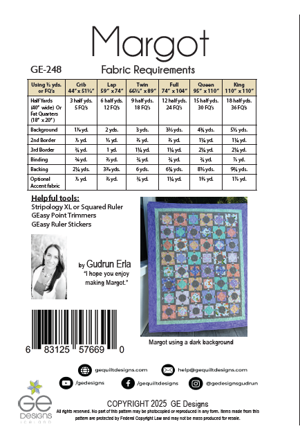 Margot Quilt Pattern GE-248 – GEDesigns Wholesale